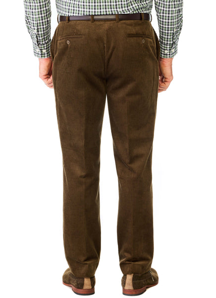 ROXBY DOWNS FLEXIWAIST OAK EUROPEAN CORD – Fletcher Jones Australia