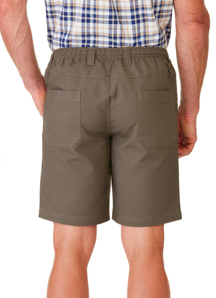 GYMPIE DRAW STRING SHORT - MOSS – Fletcher Jones Australia